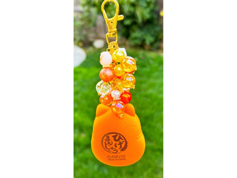 Amuse Maneki Neko Kitty Bread Pan Squishy Keychain Purse Bag Charm - Etsy