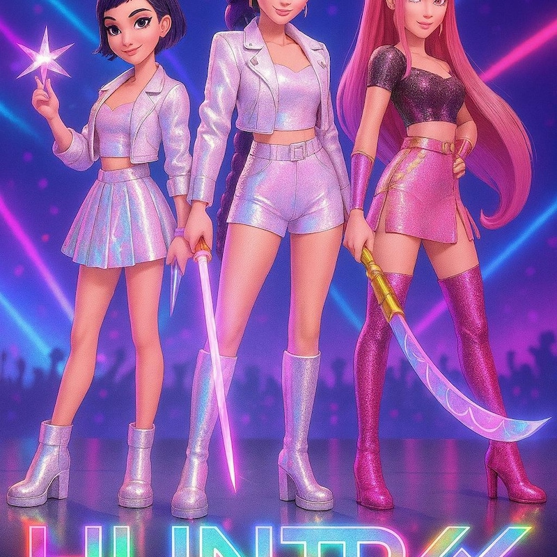 Kpop Demon Hunters Huntrix Phone Wallpaper - Etsy
