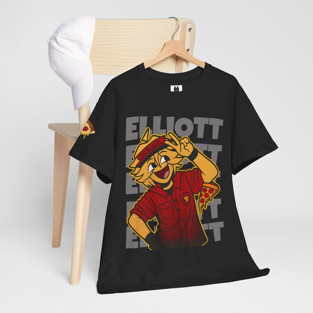 Elliott Inspired Forsaken, Roblox Game, Whith Pizza, Tee Gamers Design ...
