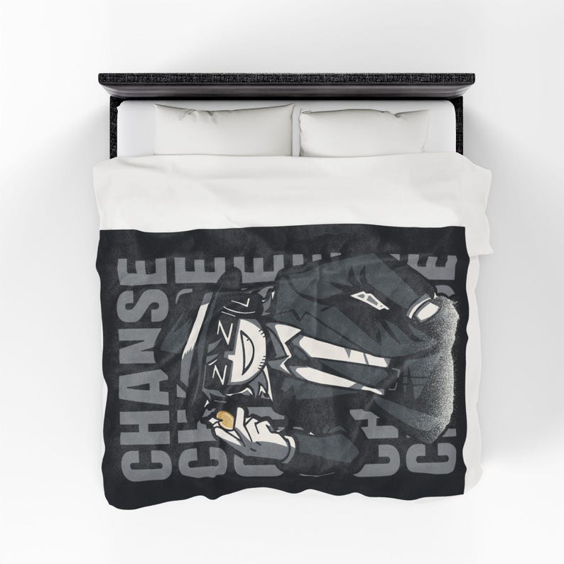Chance Inspired Forsaken, Roblox Game, Velveteen Plush Blanket With ...