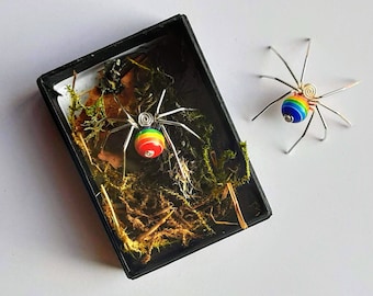 Small Rainbow Snail in a Box for Fairy Garden and LGBTQ Out | Etsy UK