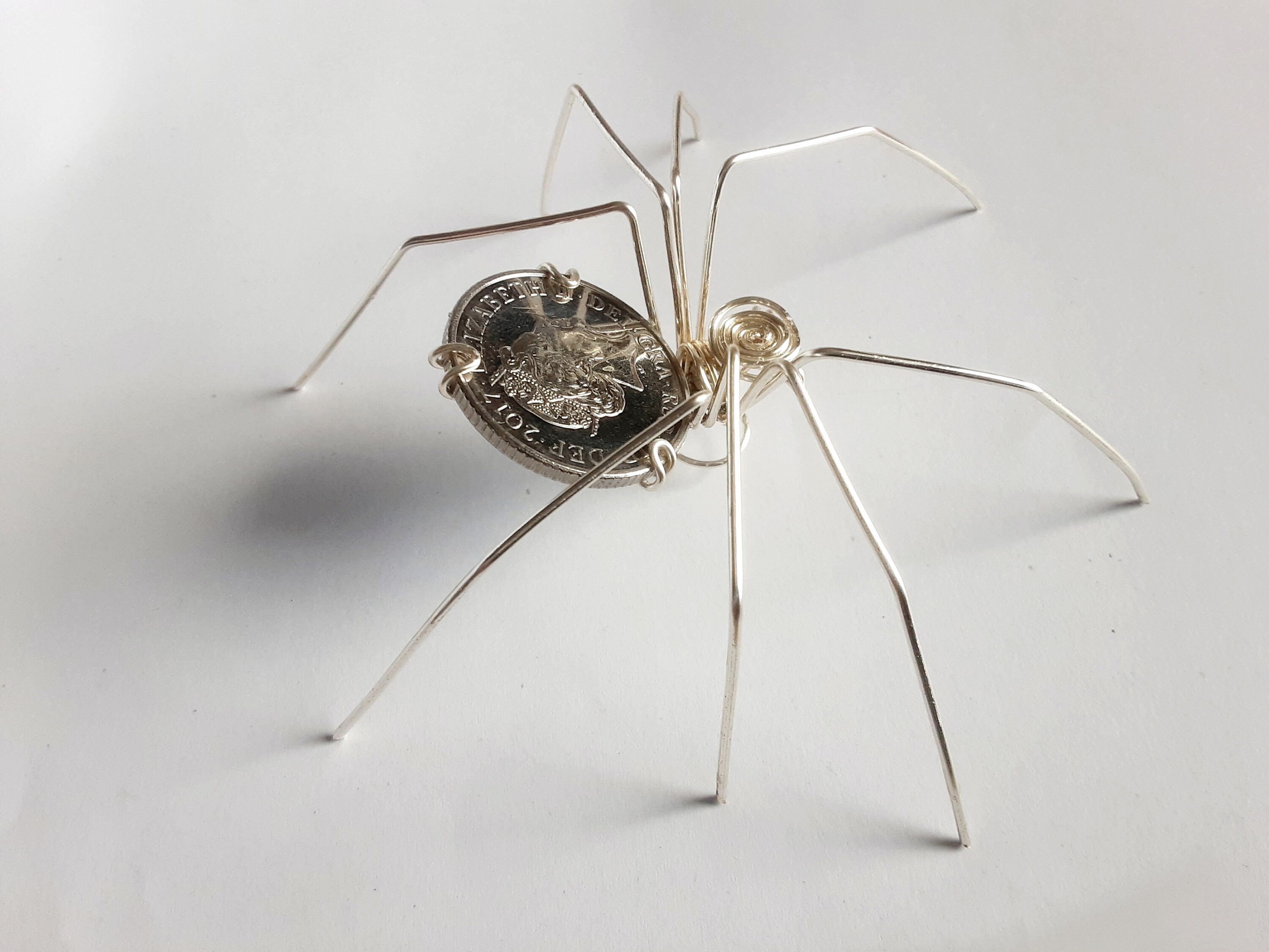 UK Money Spider Wall Sculpture, Shelf Ornament or Plant Decoration - Etsy