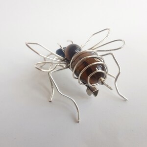 Large Bee Brooch, Striking Statement Jewellery Made From Gemstones - Etsy