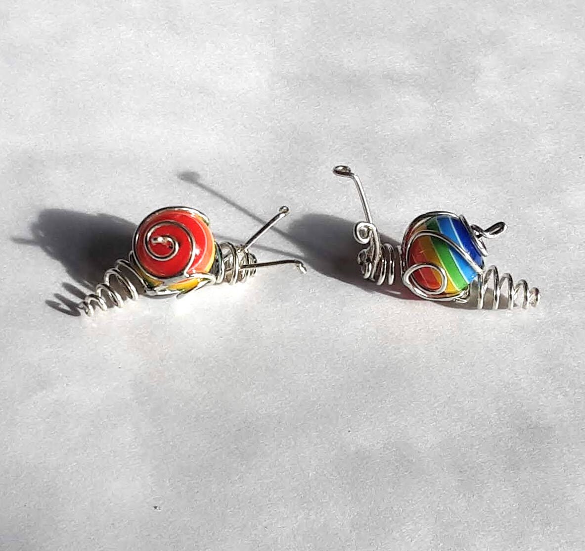 Small Rainbow Snail in a Box for Fairy Garden and LGBTQ Out | Etsy UK