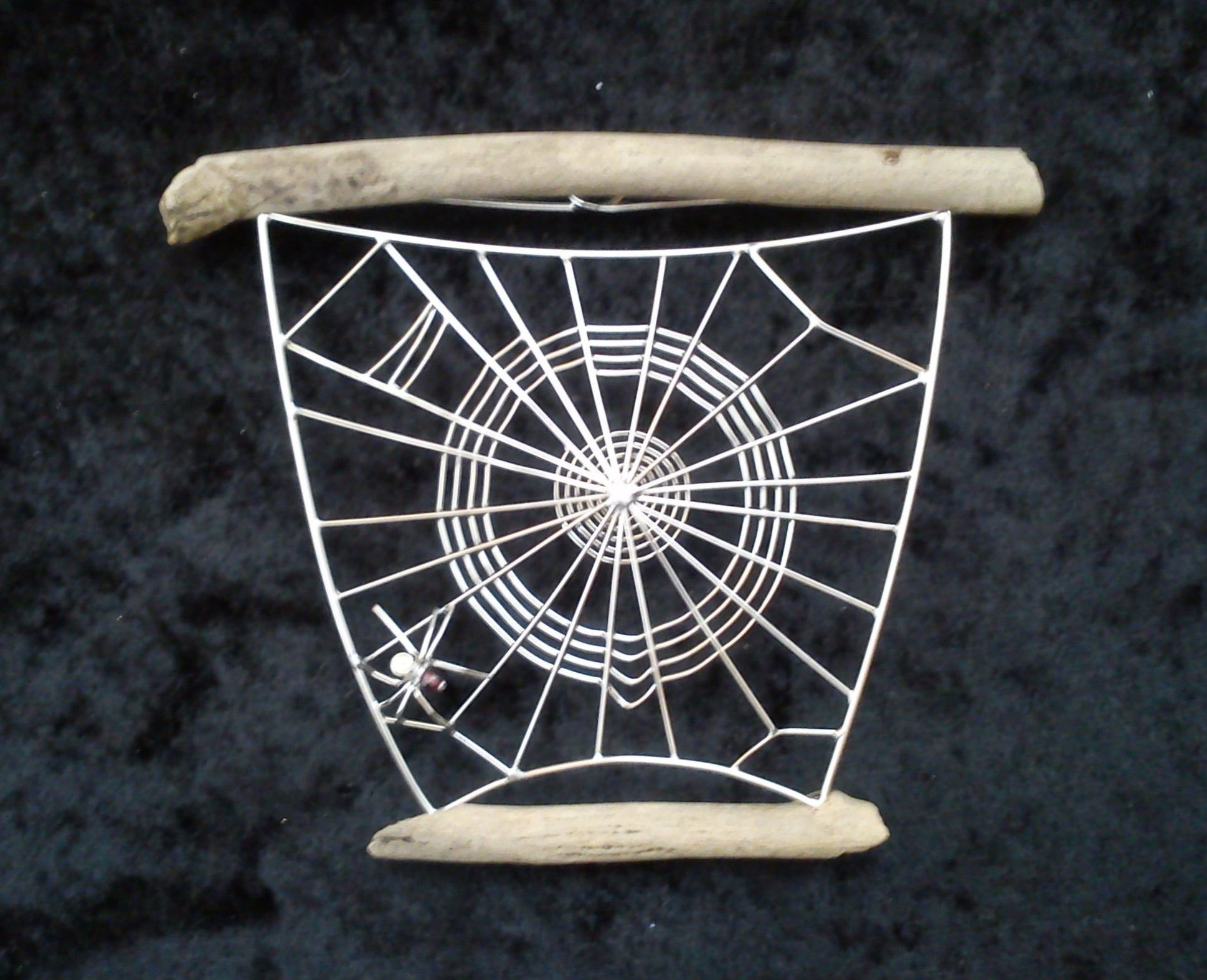 3D Medium or Large Driftwood Spider Web Wall Hanging Art | Etsy