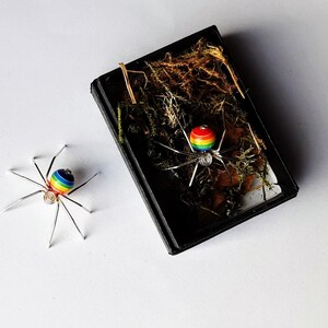 Small Rainbow Spider in a Box Gift - Etsy