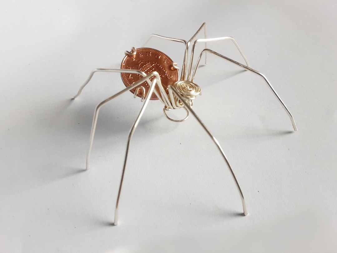UK Money Spider Wall Sculpture, Shelf Ornament or Plant Decoration - Etsy