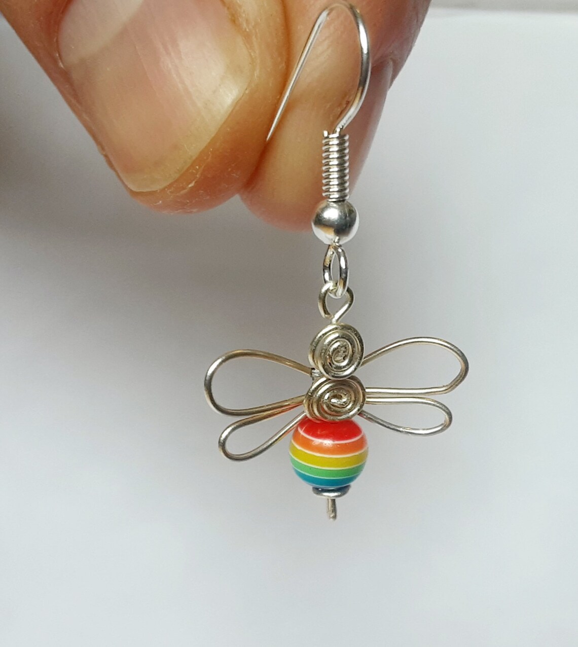 Rainbow Bee Earrings, Out and Proud, LGBTQ Coming Out Gift - Etsy