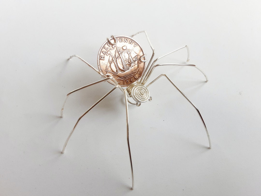 Pre 1971 Personalised Date Money Spider in Pre Decimal UK Coins for ...