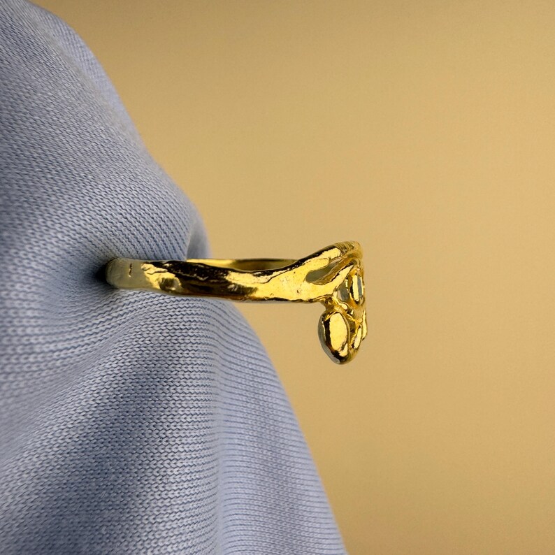Eye of RA Ring, 14k Gold Vermeil Horus Symbol, Mythological Jewelry - Etsy