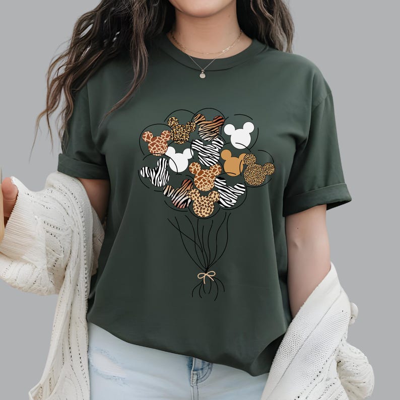 Disney Safari DTF Transfer: Mickey and Friends on Trip Ready to Press ...