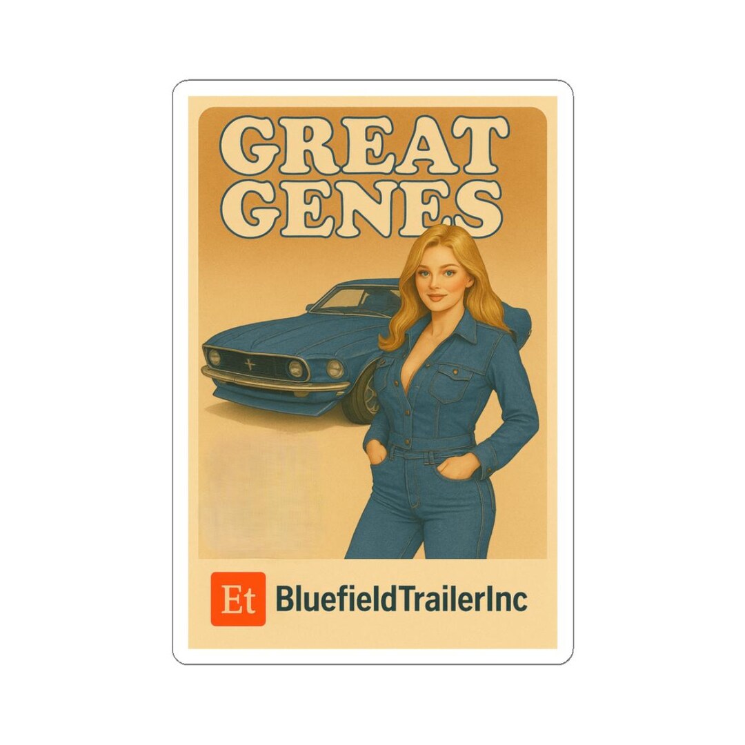 Ai Generated Great Genes Meme Sticker 3"x3" - Etsy