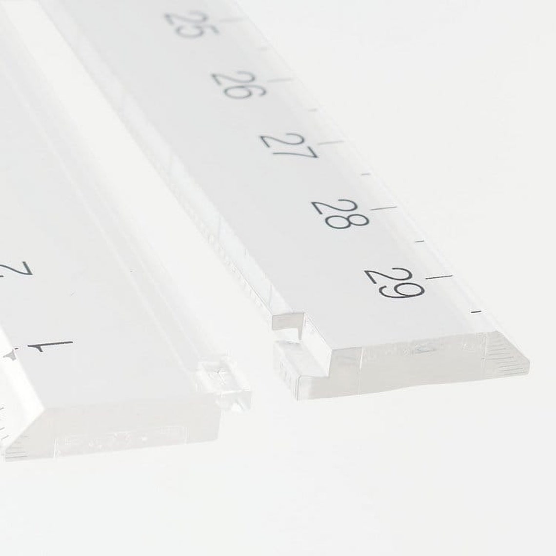 MUJI Acrylic Double Ruler/ Foldable Ruler | Etsy
