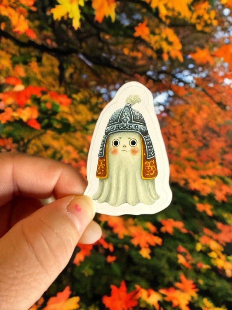 Attila the Hun Ghost Sticker – Historical Warrior Ghostcore Vinyl Decal ...