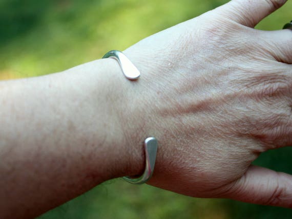 Fine Silver Torc Bracelet Silver Cuff Bracelet Viking Torc | Etsy