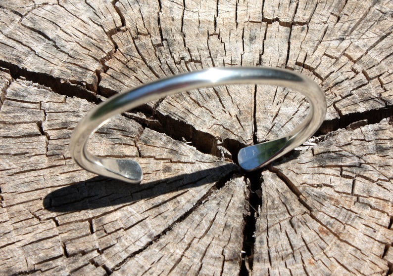 Fine Silver Torc Bracelet Silver Cuff Bracelet Viking Torc | Etsy