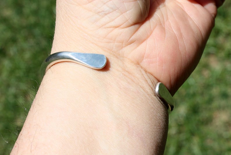 Fine Silver Torc Bracelet Silver Cuff Bracelet Viking Torc | Etsy