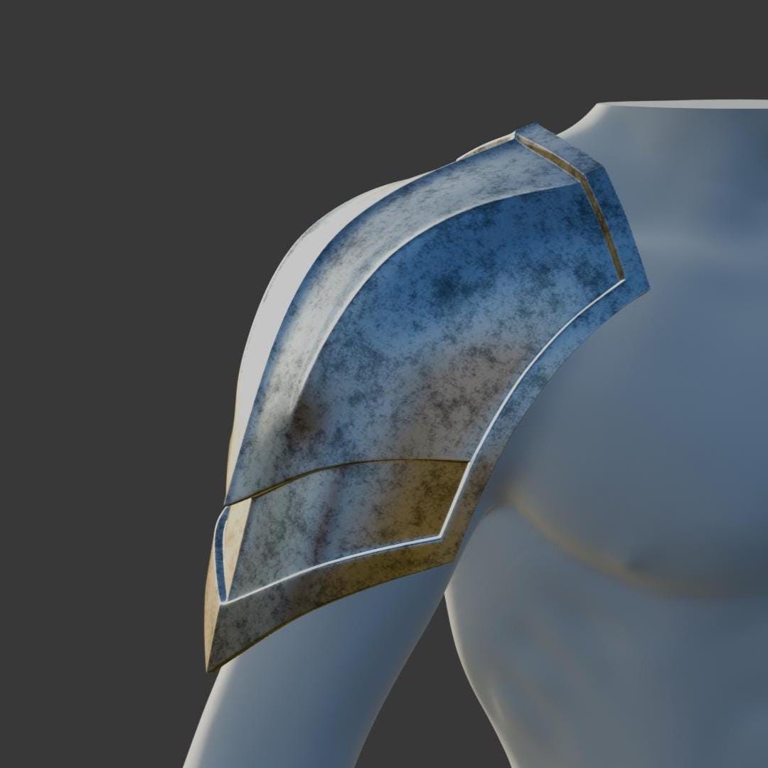 Kivere Pauldron 3D Model Files (.stl .3mf) - Precut for 3D Printing - Etsy