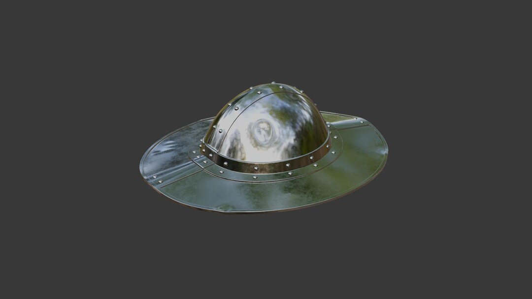 Medieval Kettle Helm - 3D Model Files (.stl .3mf) - Precut for 3D ...