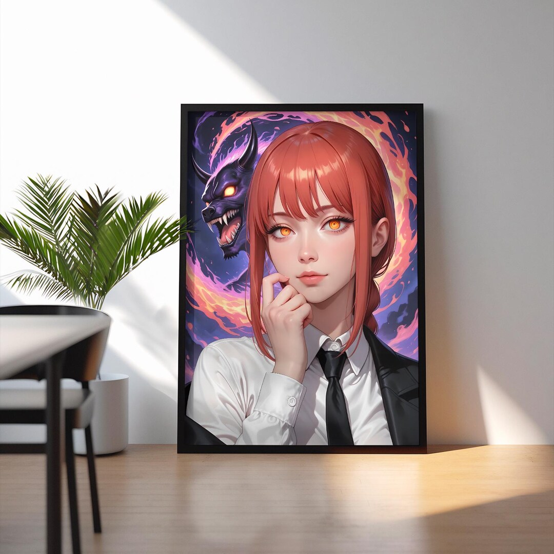 Makima Demon - Chainsaw Man - Premium Matte Paper Poster - Etsy