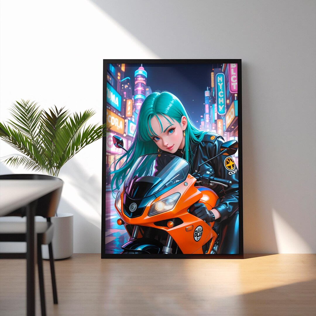 BULMA - Dragon Ball Z - Premium Matte Paper Poster - Etsy