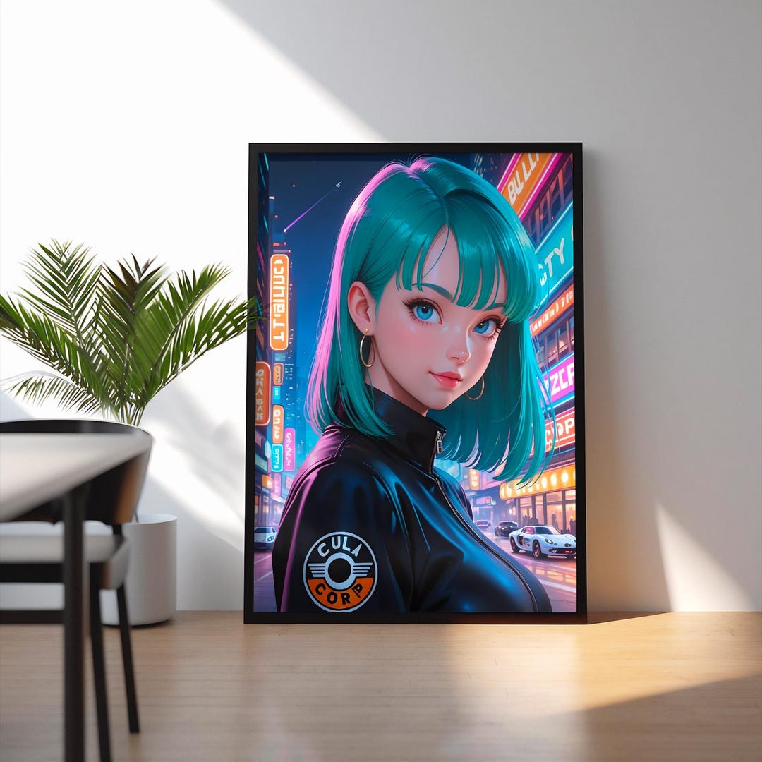 BULMA - Dragon Ball Z - Premium Matte Paper Poster - Etsy