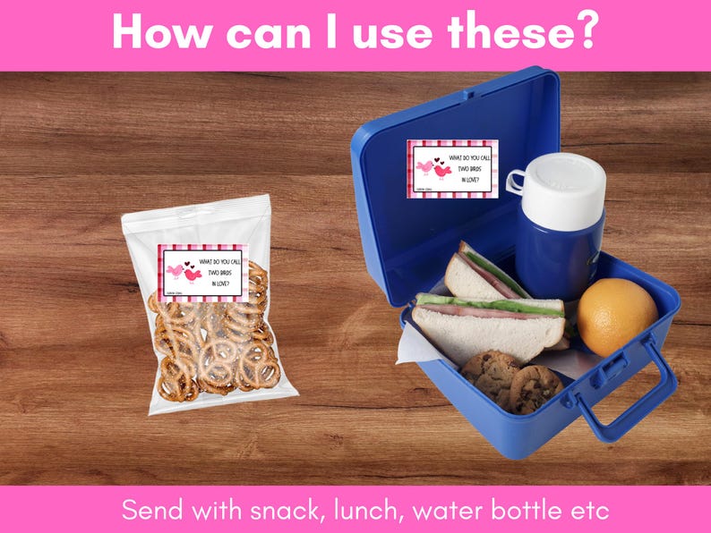 Valentine Lunchbox Notes for Kids | February Lunchbox Notes | Printable ...
