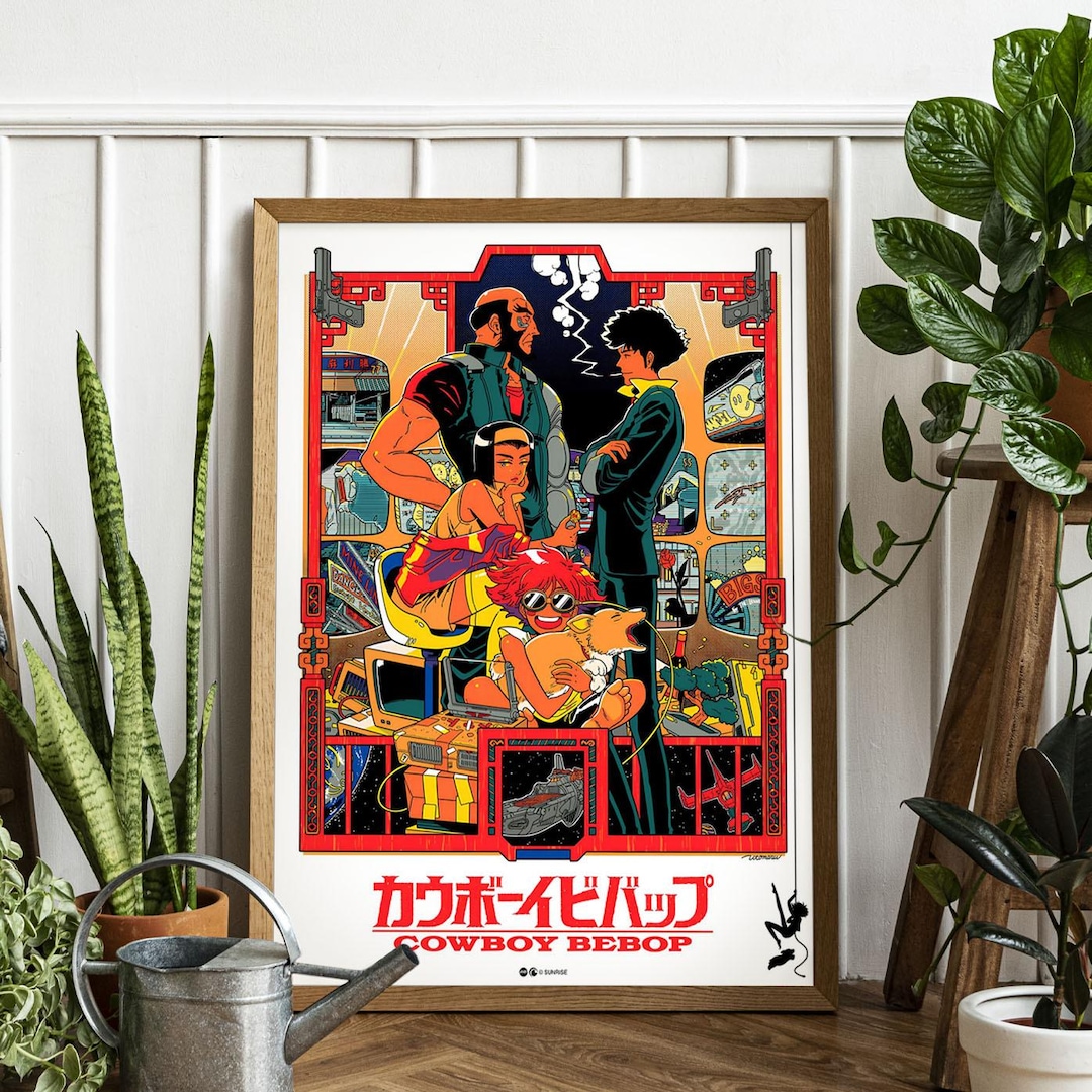 Cowboy Bebop Poster, Cowboy Bebop Print, Manga Gift, Anime Poster ...
