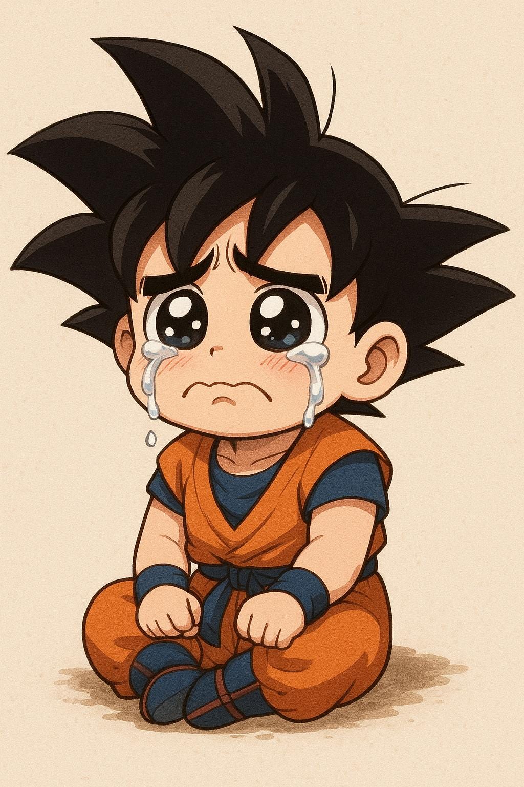 Custom Discord Use Goku Crying Like a Baby Sticker - Etsy