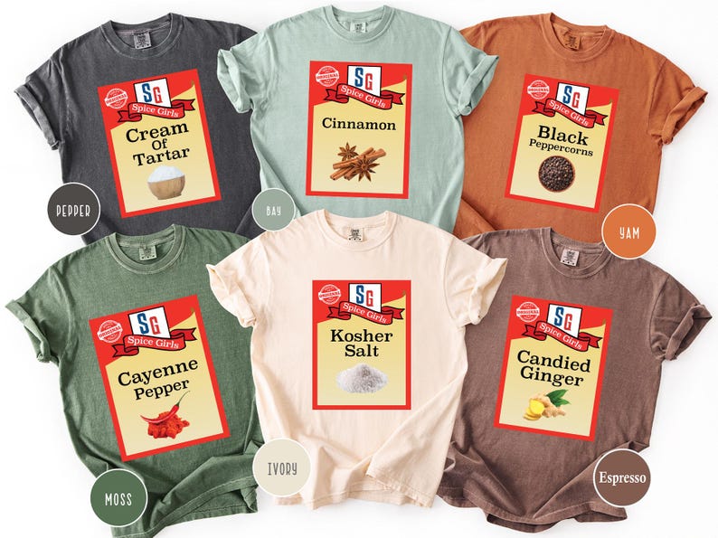 Comfort Colors Spice Girl Halloween Costume Shirt, Spice Girl Halloween ...