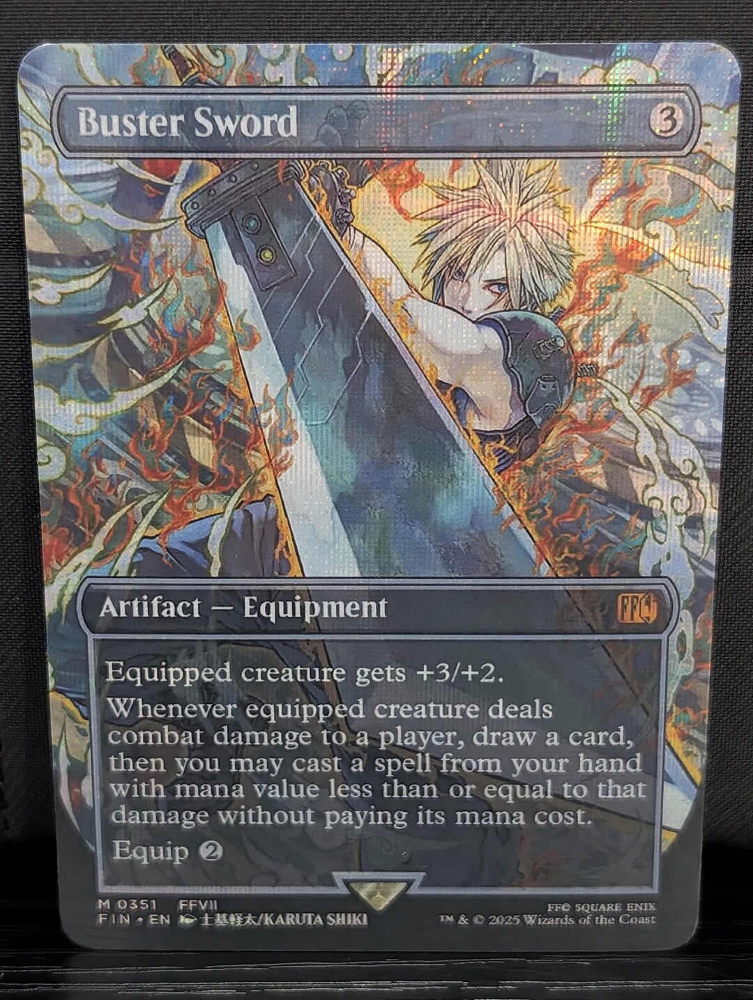 Buster Sword Magic the Gathering Proxy - Etsy