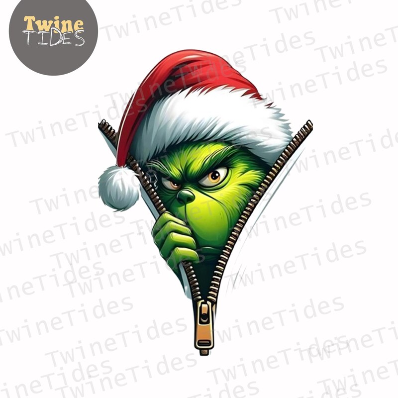 Grinch Peeker - Etsy