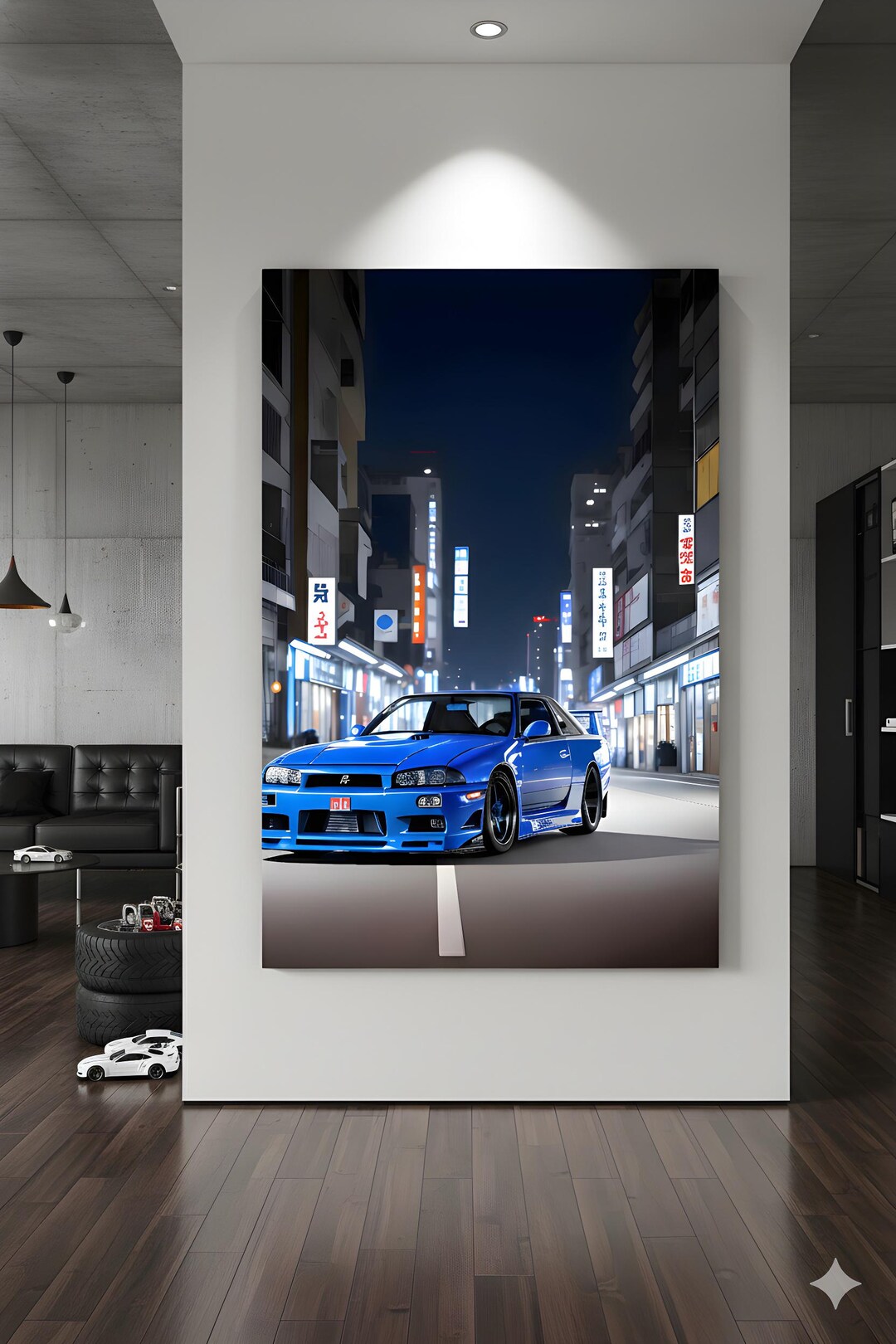 Blue JDM Legend | Japanese Monster | 16K Ultra HD Digital Download ...