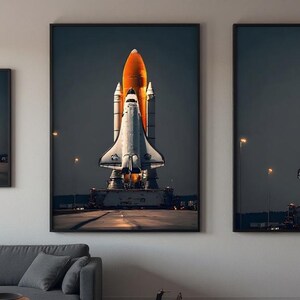 Space Shuttle 16K Ultra HD Digital Download | Rocket Launch Wall Art ...