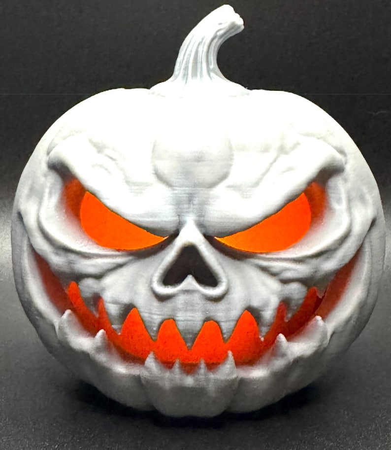 Glowing Halloween Pumpkin – Spooky LED Jack-o'-lantern, Changeable Eye ...