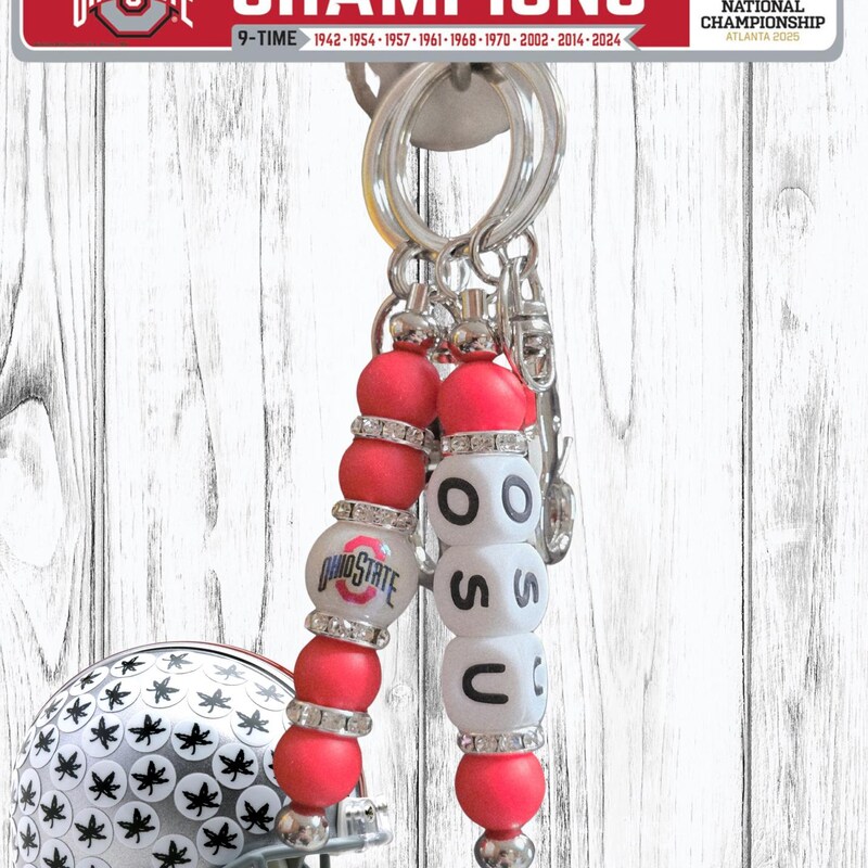 Buckeye Keychain - Etsy