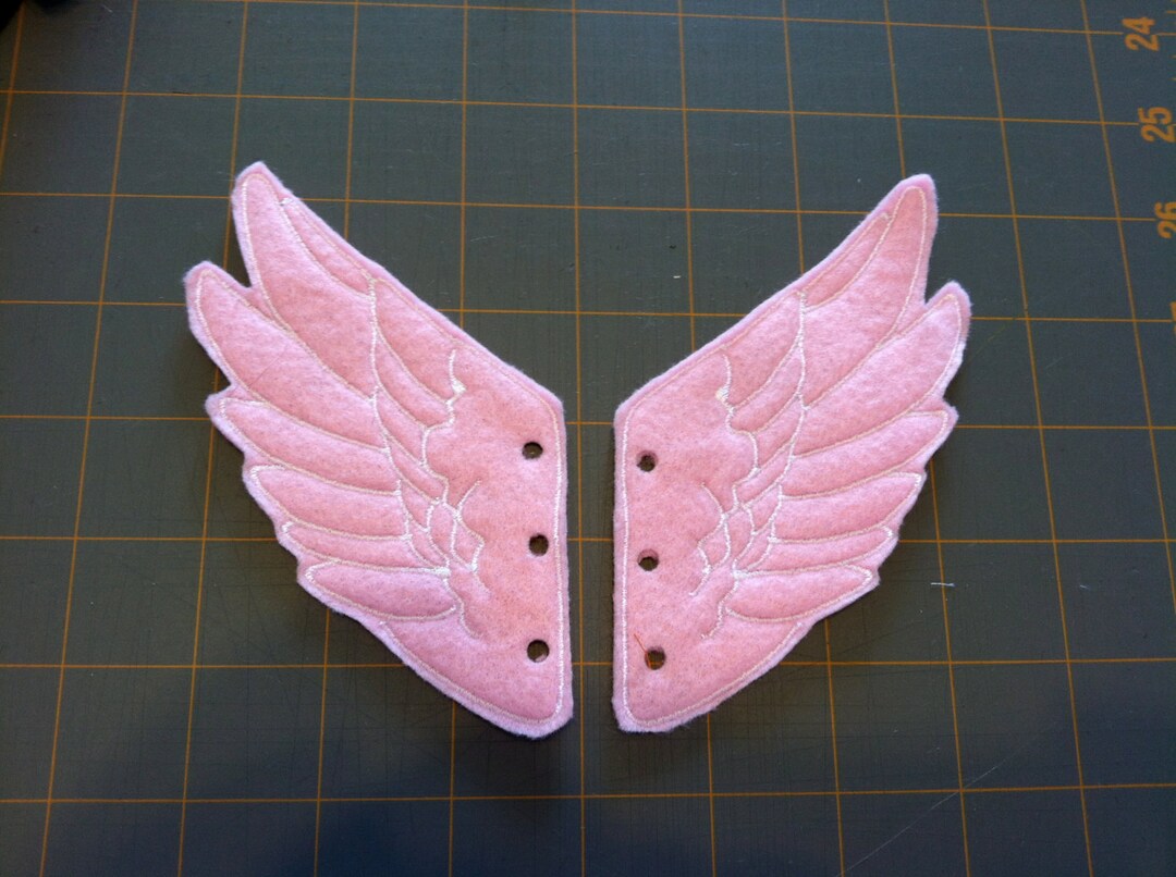 Cute Pink and White Percy Jackson Inspired Shoe Wings - Etsy