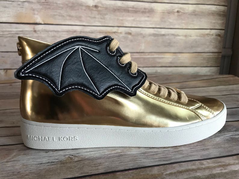 Faux Leather Bat Wing Inspired Shoe Wings Great for Comic Con - Etsy