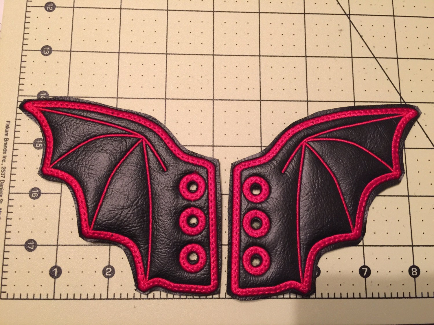 Faux Leather Bat Wing Inspired Shoe Wings Great for Comicon - Etsy