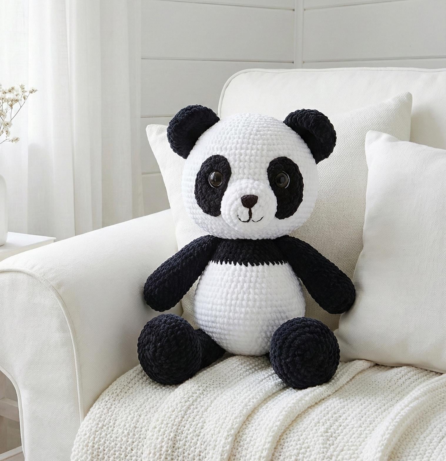 Crochet Panda Pattern, Panda Bear Amigurumi PDF, Plush Toy , Kawaii - Etsy