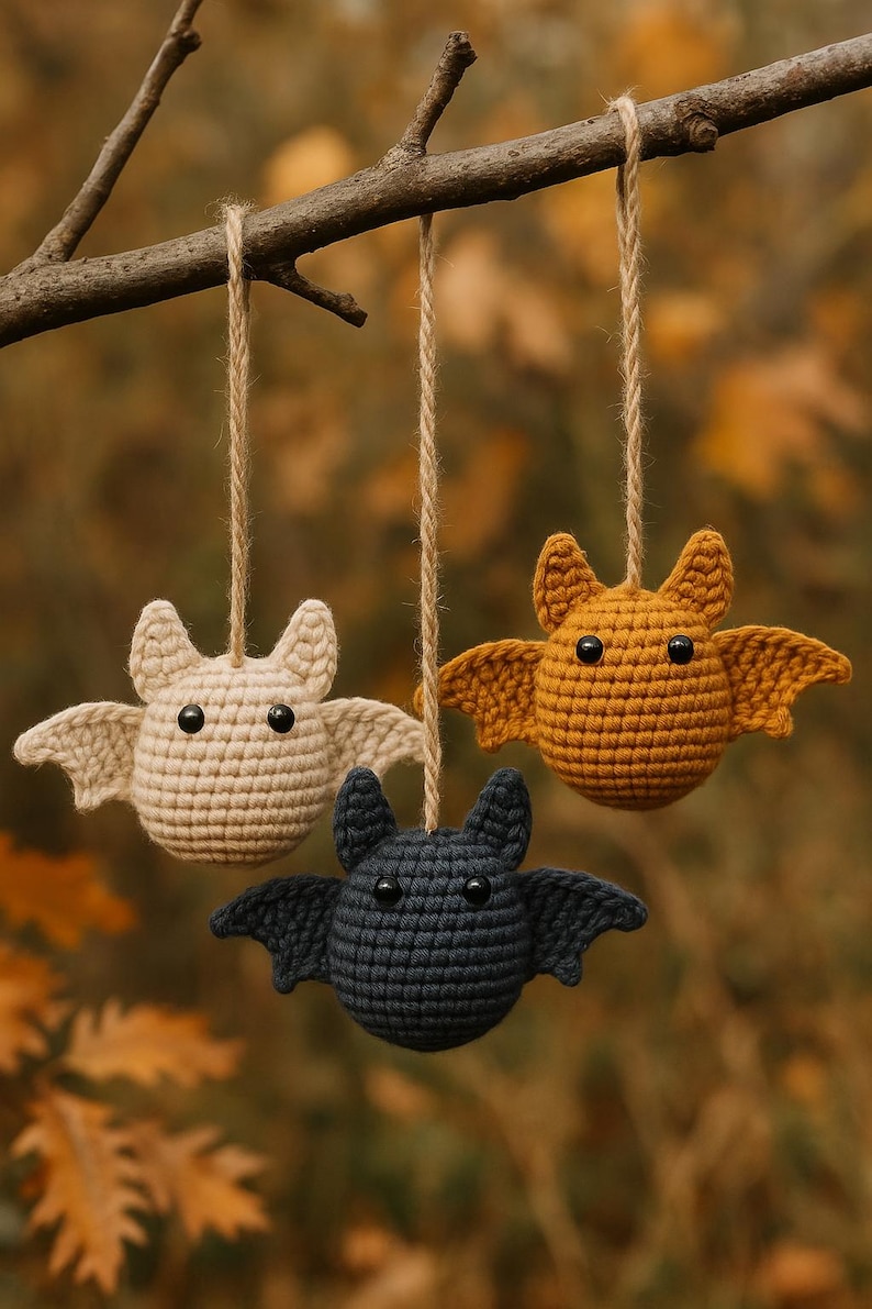 Crochet Mini Bat Amigurumi Pattern: Easy DIY Halloween (PDF Pattern) - Etsy