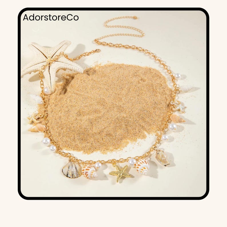 Starfish Seashell Waist Chain | Beach Body Jewelry for Women | Summer ...