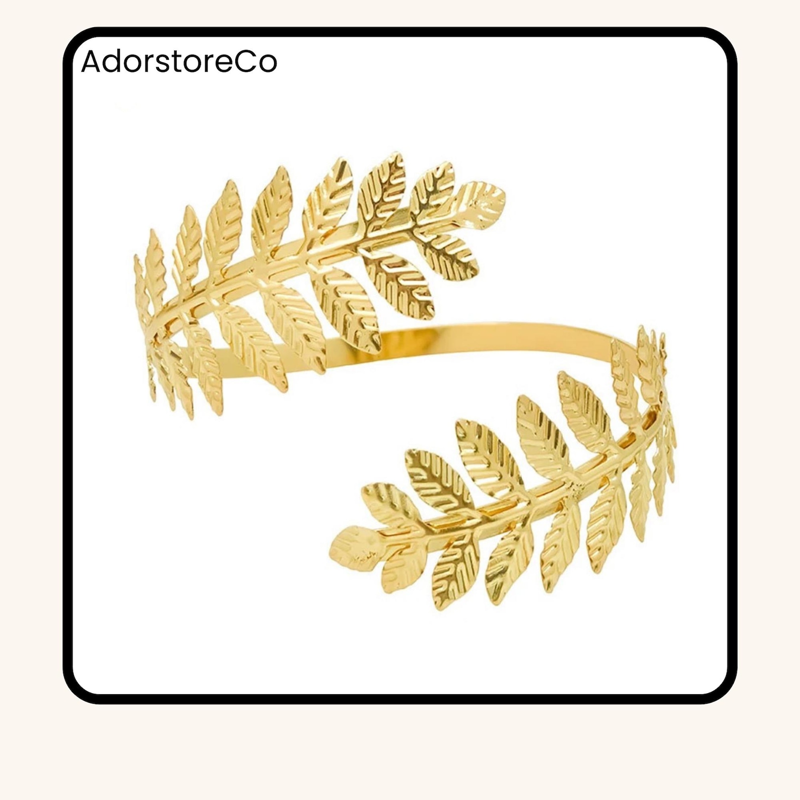 Vintage Greek Leaf Arm Cuff | Boho Goddess Bracelet - Etsy