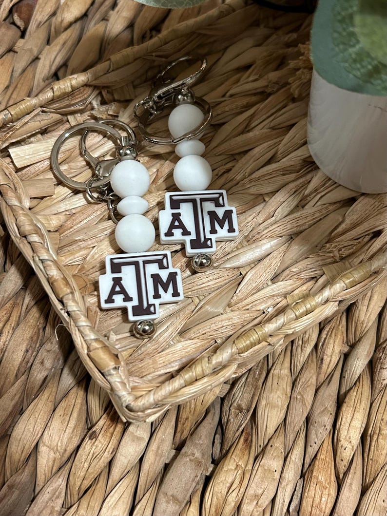 College Football Keychain - Etsy
