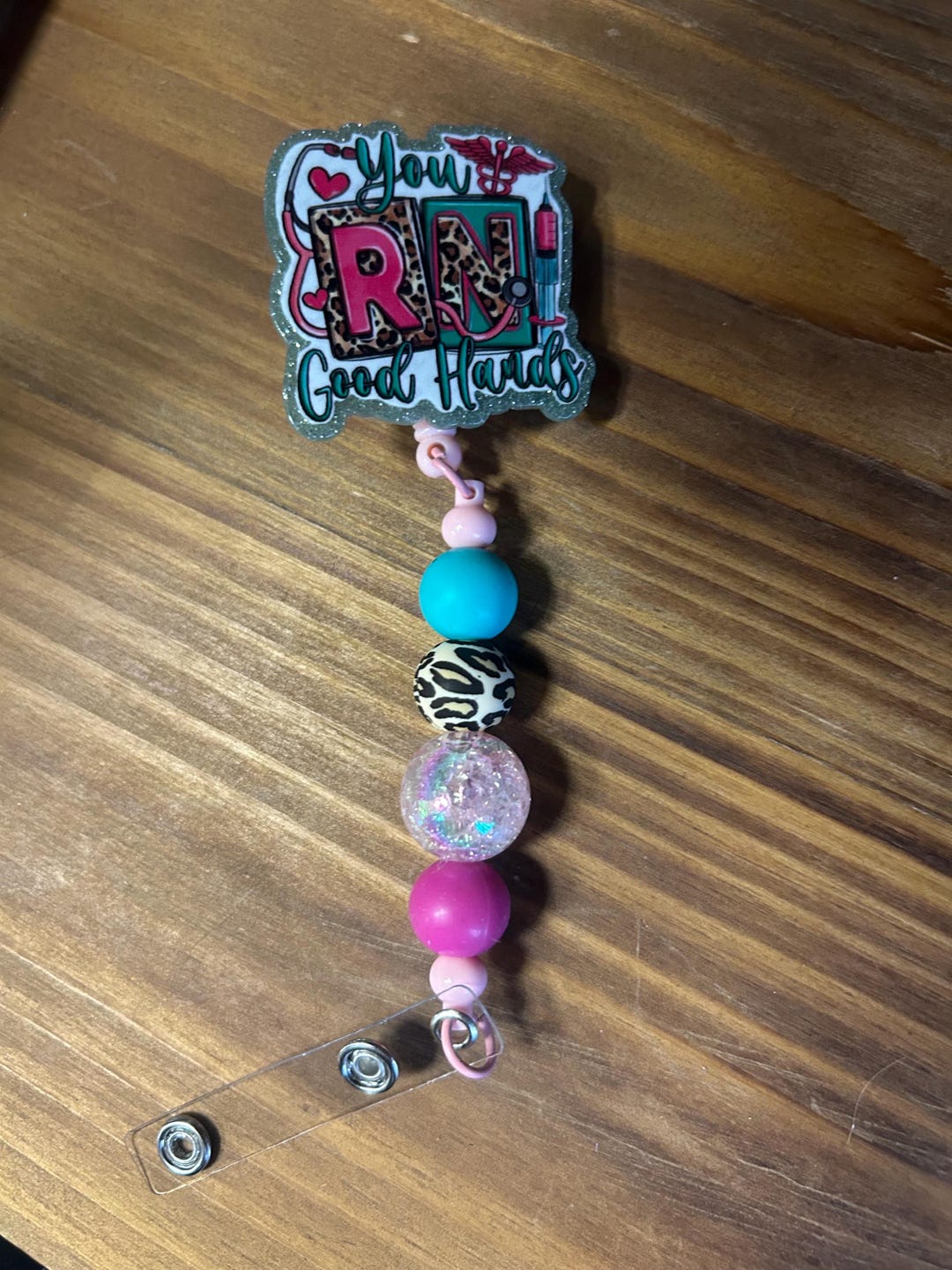 You RN Good Hands Badge Reel - Etsy