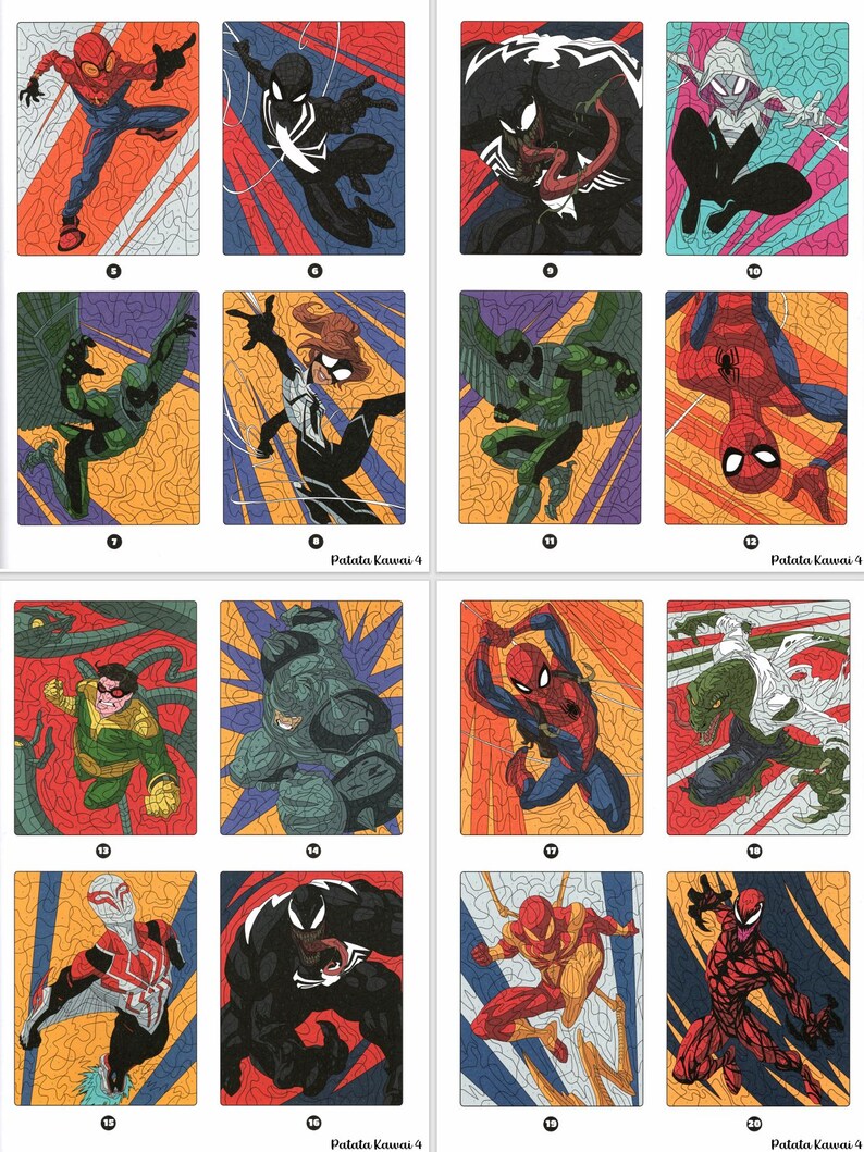 Marvel Spider-man Magic Coloring Book Marvel Color by Number Book ...