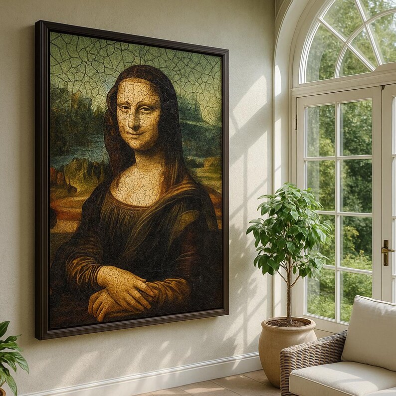 Mona Lisa Mosaic Template: DIY Printable Art (digital Download) - Etsy