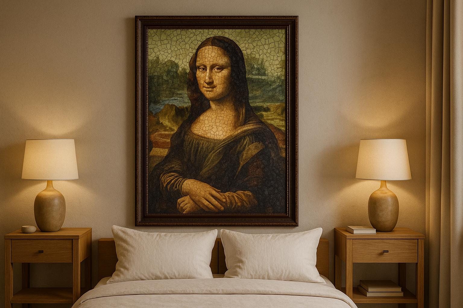 Mona Lisa Mosaic Template: DIY Printable Art (digital Download) - Etsy