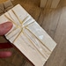 Rustic Gold Cross Hand Painted Textured Art Block by Two Girls Who Make ...