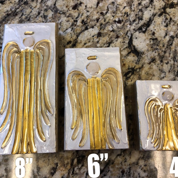 Painted Wood Angel - Etsy